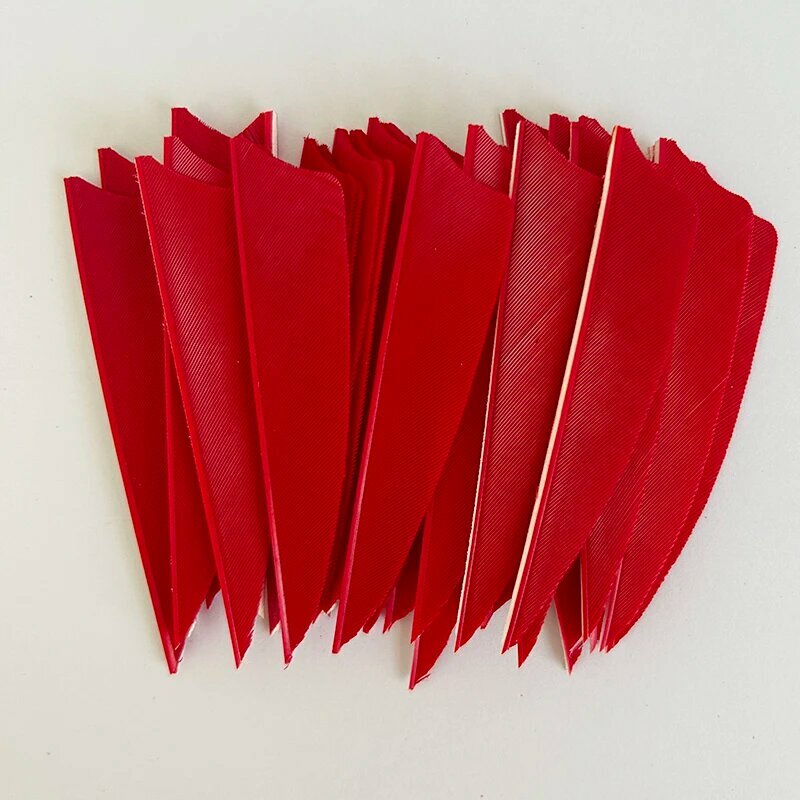 Правые перья для стрел 3 дюйма 50 шт Красный, Red