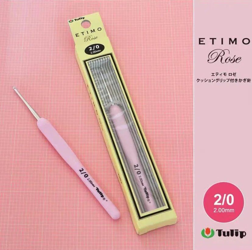 Крючки для вязания Tulip Etimo Rose алюминиевые