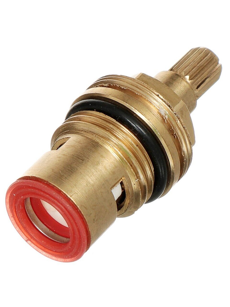 Кран-букса латунь, 1/2 ', 20 шлиц, 90 °, 2 резьбы, с керамическими вставками, индивидуальная упаковка, 60 г, ComfortFactor, 51811-10