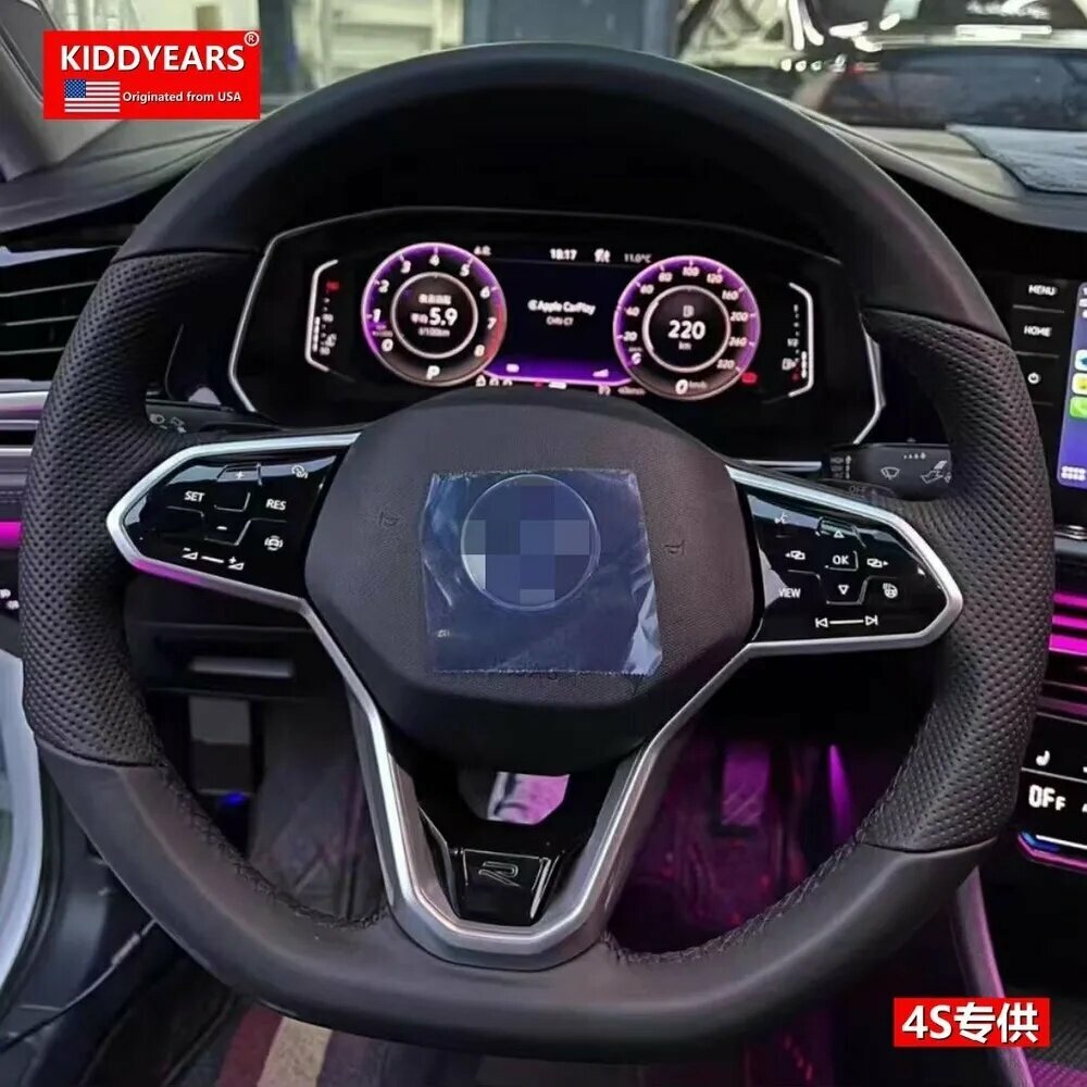 KIDDYEARS Вставка мультируля арт. Рулевое колесо с подогревом, сенсорное, ЖК (VW PQ/MQB: Golf 6/7 GTI, GTS, Tiguan L, Touareg, Touran)