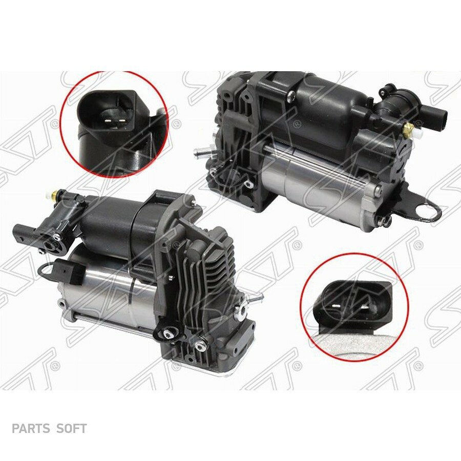 Компрессор контроля высоты (пневмоподвески) MERCEDES-BENZ CL C216/S-CLASS W221 05-13 от официального дистрибьютора, SAT, артикул STA2213201704