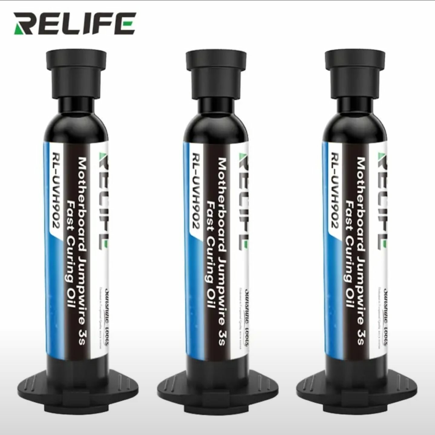 Паяльная маска Relife RL-UVH902 (10 мл, UV, прозрачный) , 3шт
