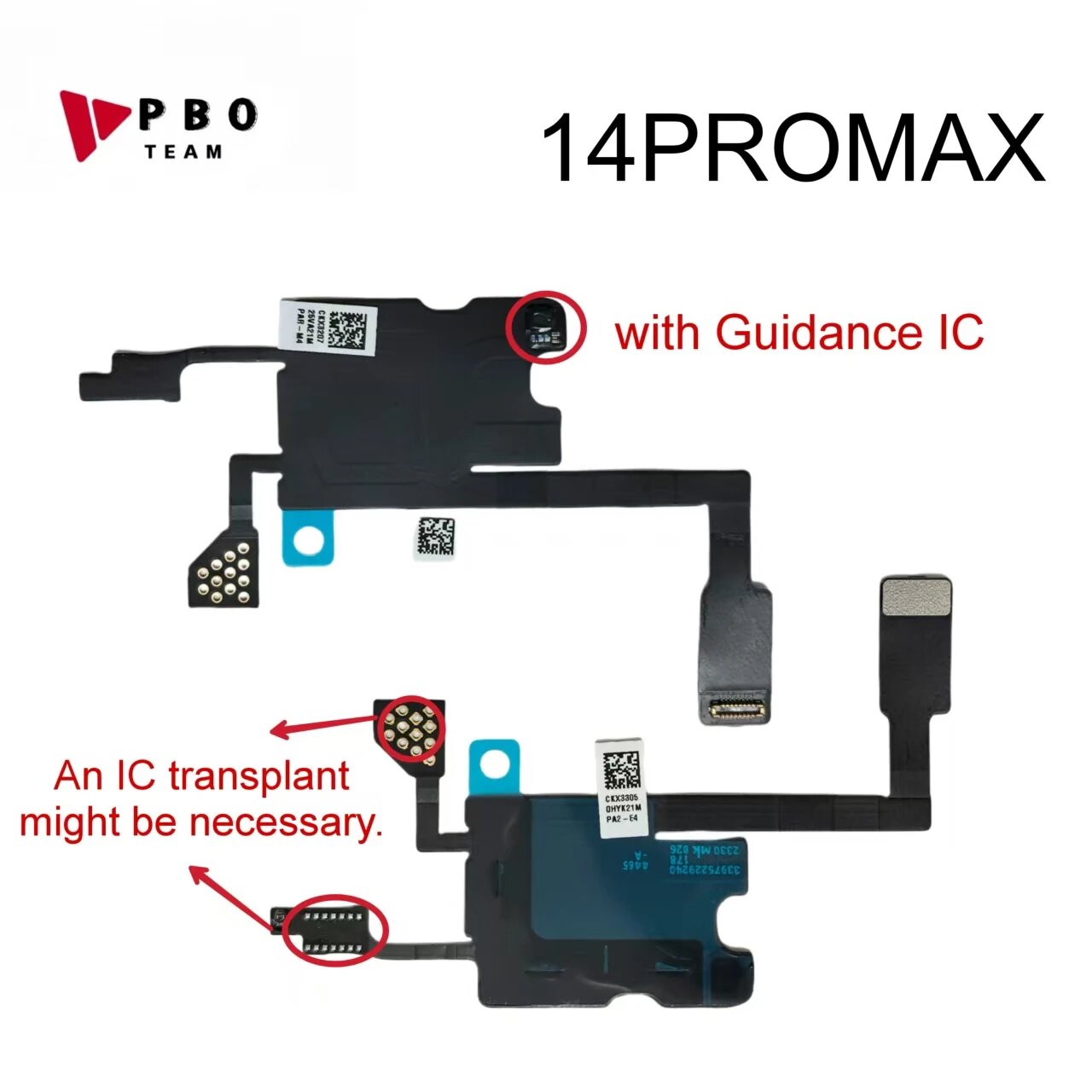Шлейф iPhone 14 Pro Max с Guidance IC