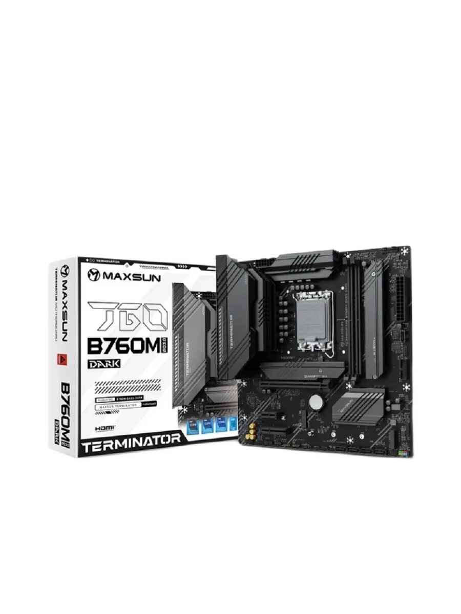 Мат. плата MS-Terminator B760M GKD5 DARK LGA1700, 2xDDR5