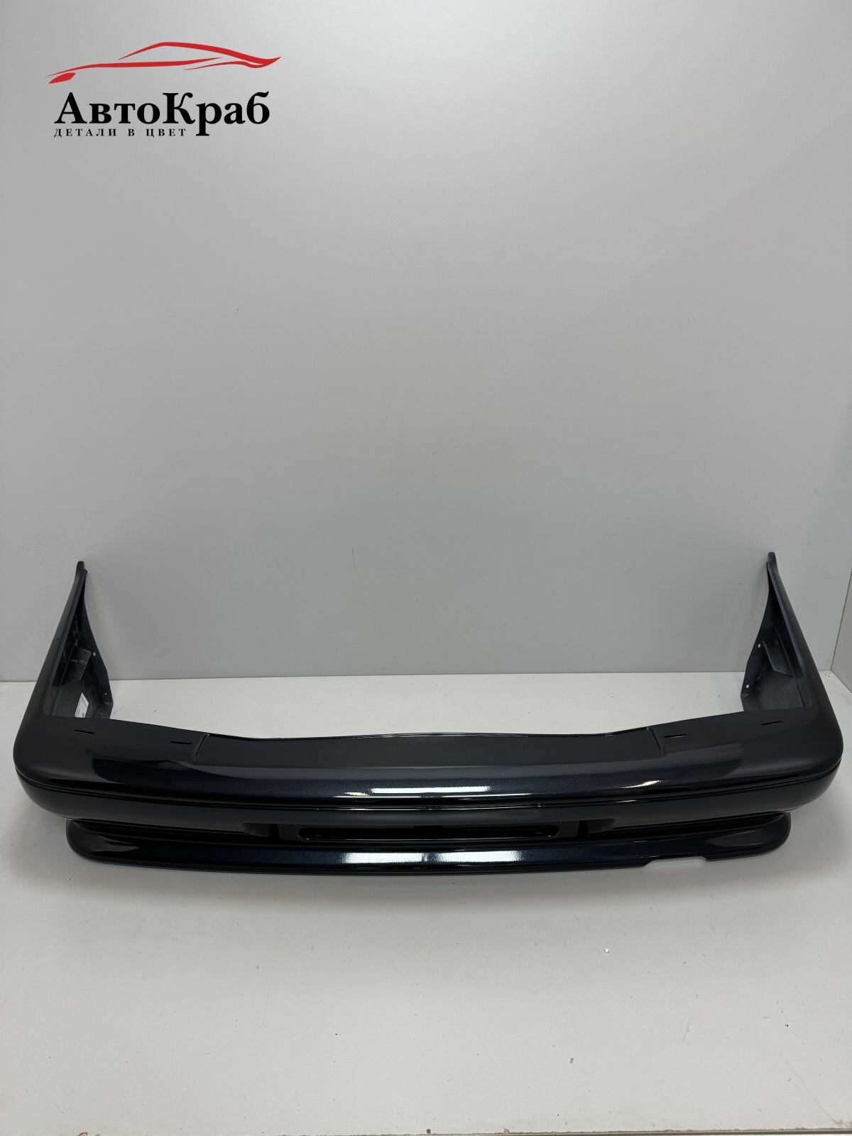 Бампер задний в цвет для Лада ВАЗ 2115 1997 - 2013 г. 606 - млечный путь, черный