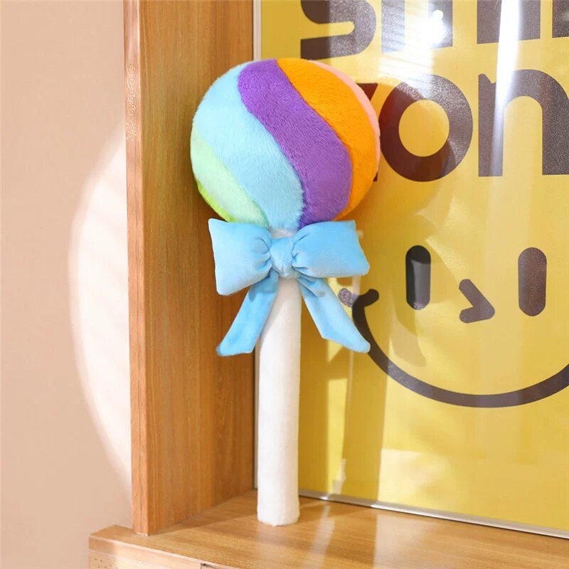 Милая большая искусственная подушка-конфета, плюшевая игрушка, кукла, модель, реквизит, подарок на день рождения для