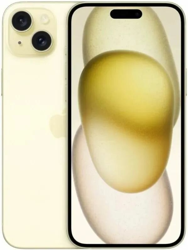 Смартфон Apple iPhone 15 Plus, 512 GB, 6.7 ", цвет Yellow (Желтый)