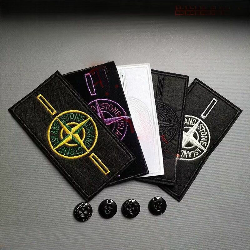 Патч Stone Island с пуговицами стоник,4 шт