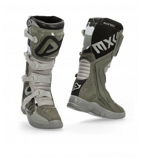 Мотоботы кроссовые Acerbis X-TEAM Brown/Grey, (р.41)