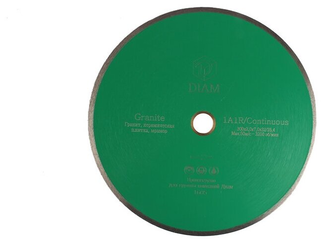 Диск алмазный DIAM GRANITE 300х2х7х32/25.4