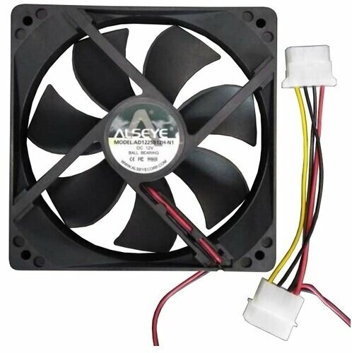 Alseye Вентилятор Alseye AD1225B12H-N1 d120мм, 3200об./мин. (питание от разъема питания ATA HDD) (oem)