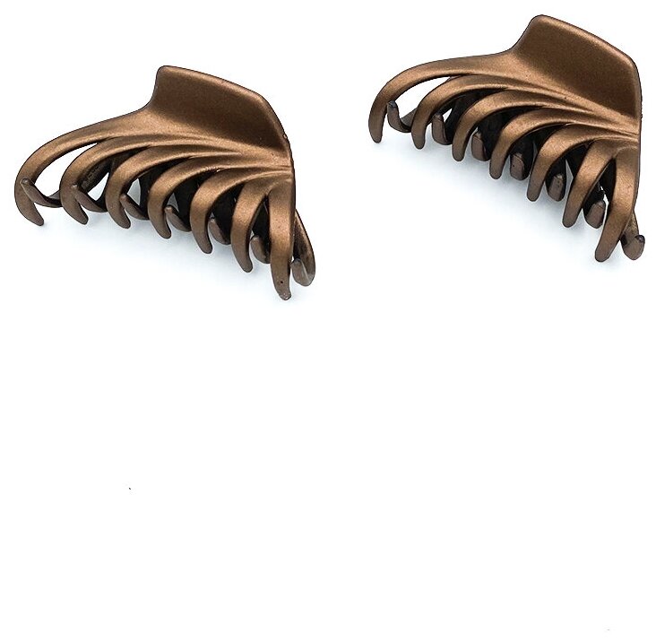 Краб (держатель, заколка) для волос DoppiGroup 2 шт./крабики для волос/крабик для волос маленький/заколки крабики/крабик чёрный/заколка для волос