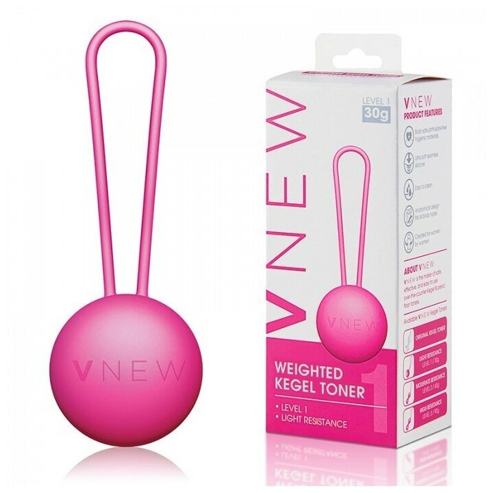 Вагинальный люкс-тренажер Vnew level 1 вес 30 г