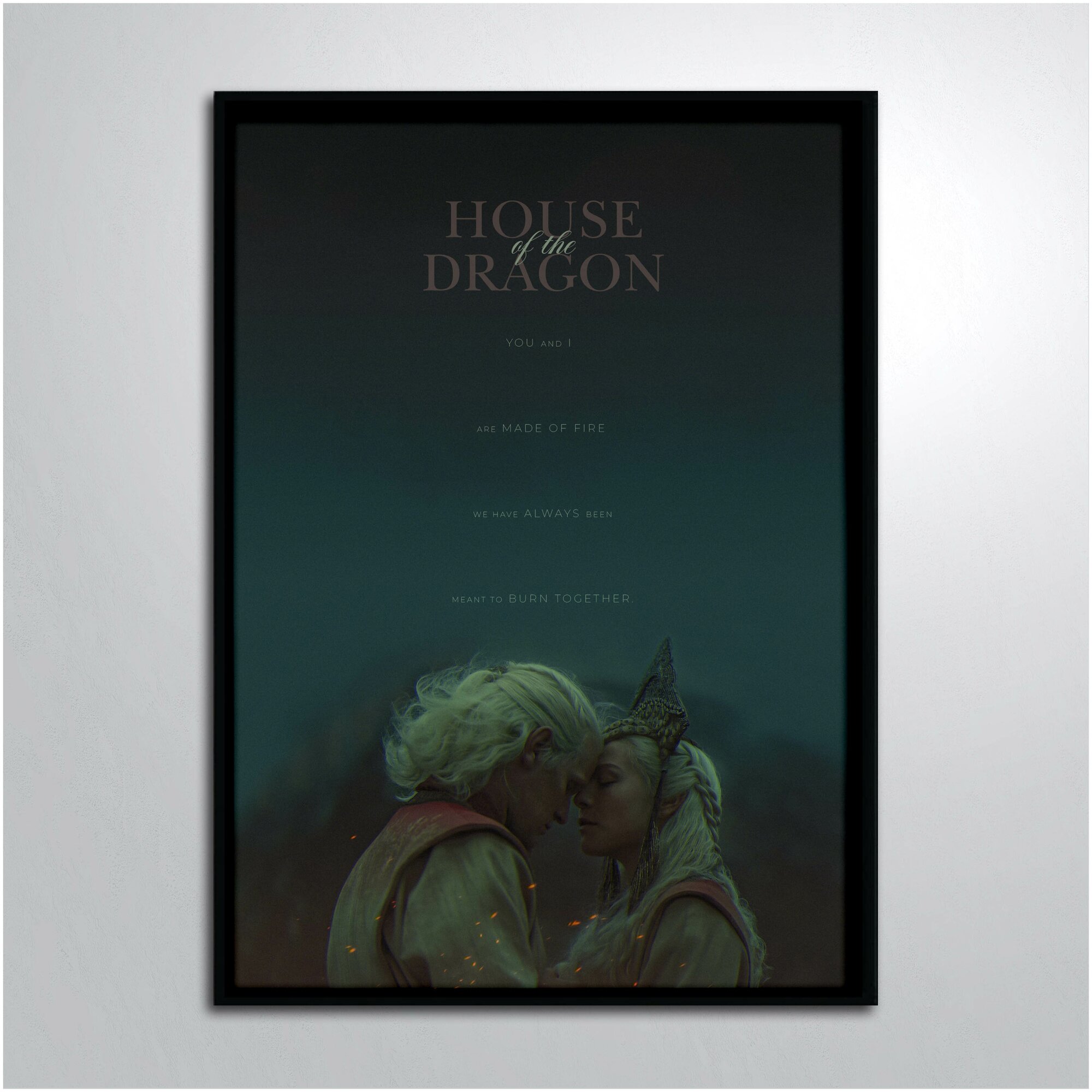 Постер без рамы/Дом Дракона Любовь House of the Dragon