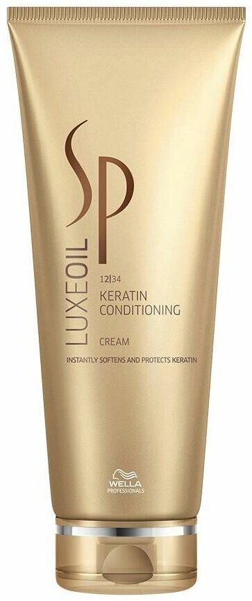 Крем-кондиционер Wella SP Luxe Keratin для восстановления кератина Luxe Oil, 200 мл