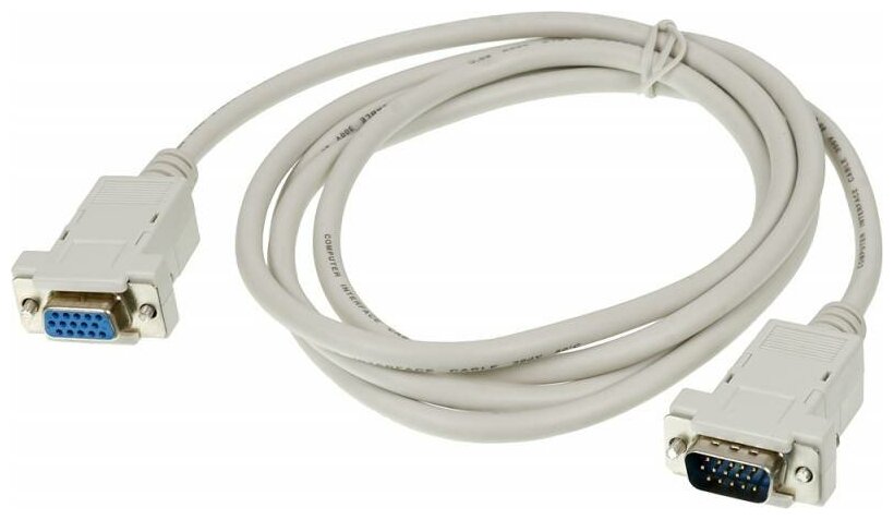 Кабель-удлинитель Ningbo RCAB015-06 VGA (m) VGA (f) 1.8м серый