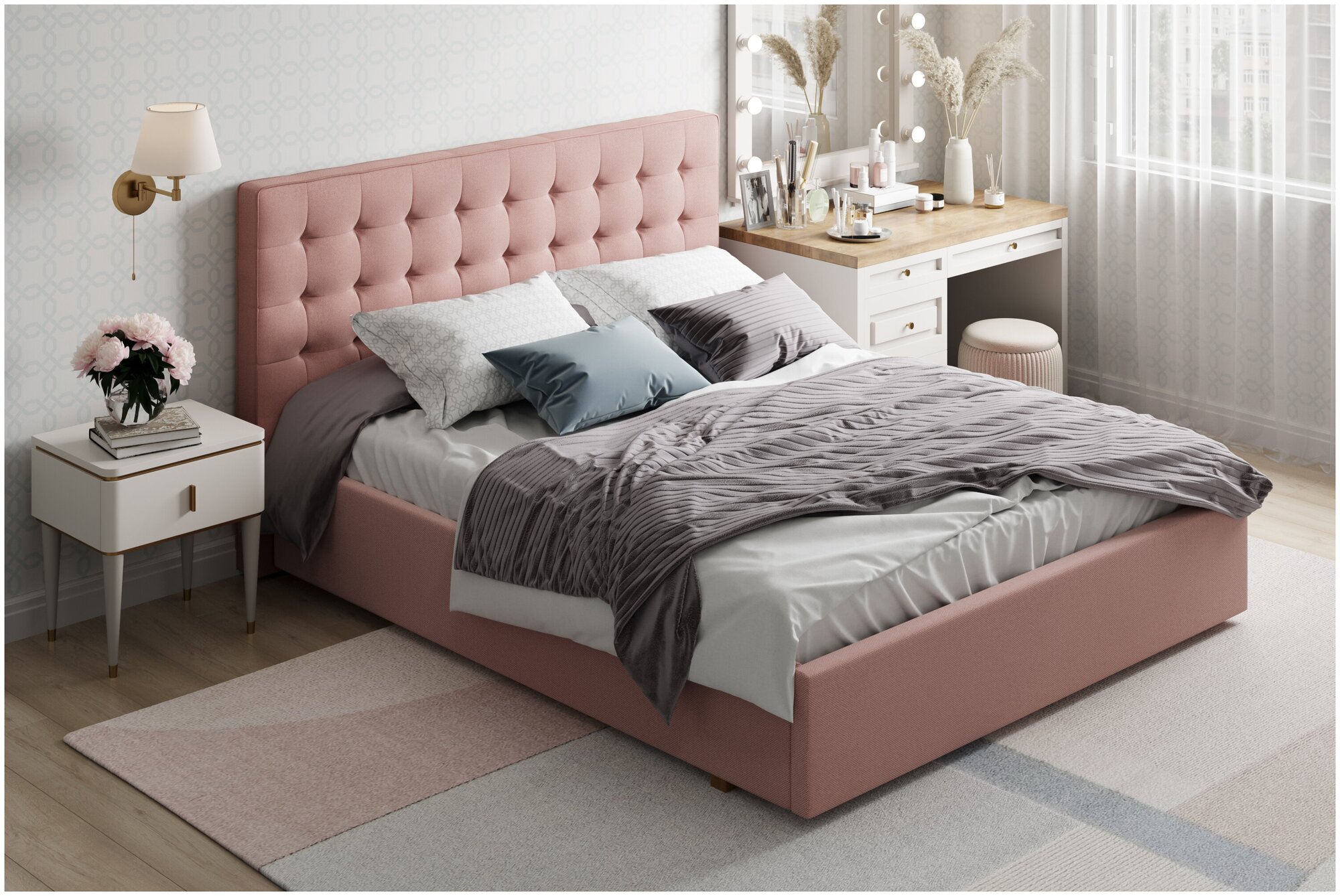 Двуспальная кровать Рио, 180x200 см, 1.8х2.0 м, Costa