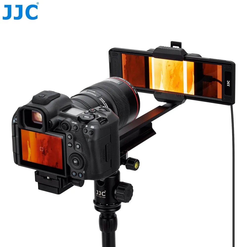 JJC FDA-S2 Film Digitizing Adapter с регулируемой штангой и LED-подсветкой для сканирования 35мм негативов и слайдов совместим с Canon, Sony, Nikon