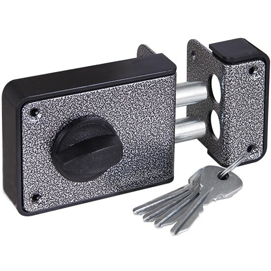 Замок накладной Зенит (замки) зенит ЗН 1-3-1 серебро