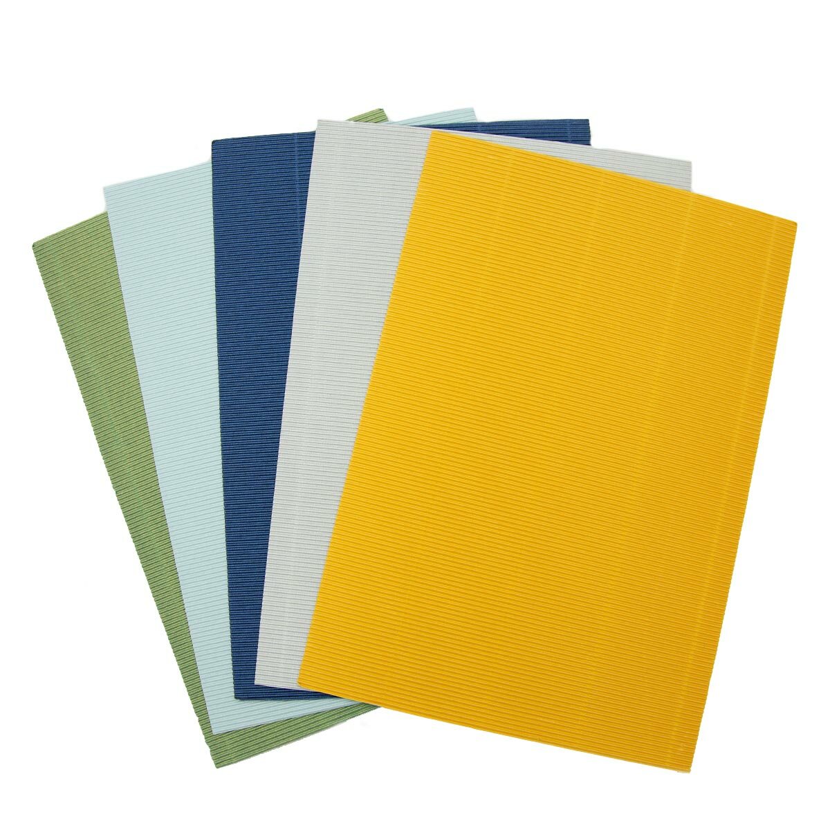 Бумага гофрированная 'Перламутр', 230 гр, упак./5 листов