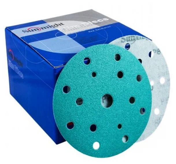 Шлифовальный круг Sunmight Р1000/8 FILM 53220 SM, 125 мм, зеленый
