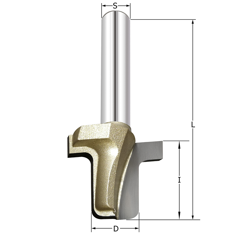 Фреза скругление удлинённая R=2.38 D=19x14.5x47 S=8 ARDEN 180209-2