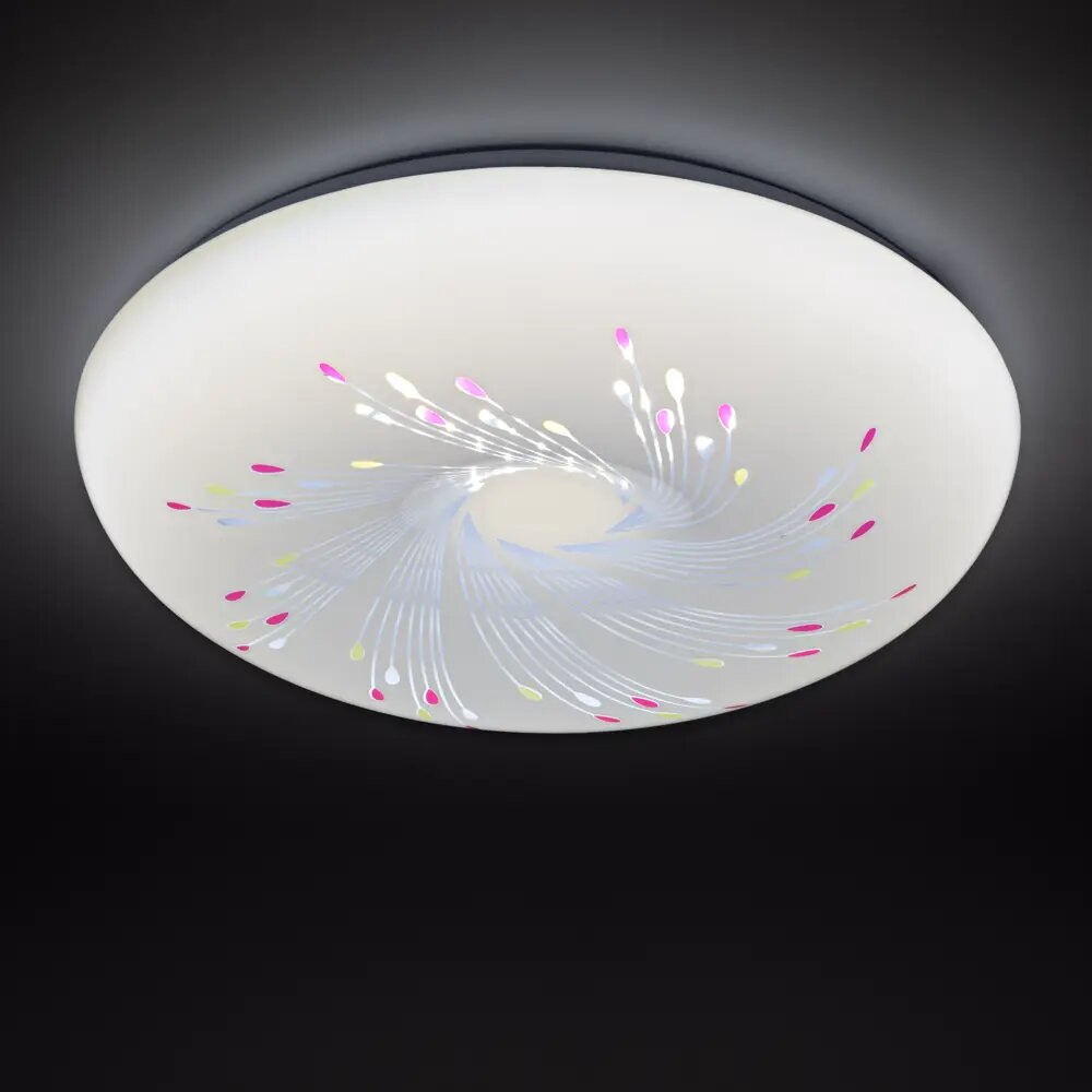 Светильник настенно-потолочный светодиодный Inspire 55 Вт VILLAGE-D50 36 м² нейтральный белый свет