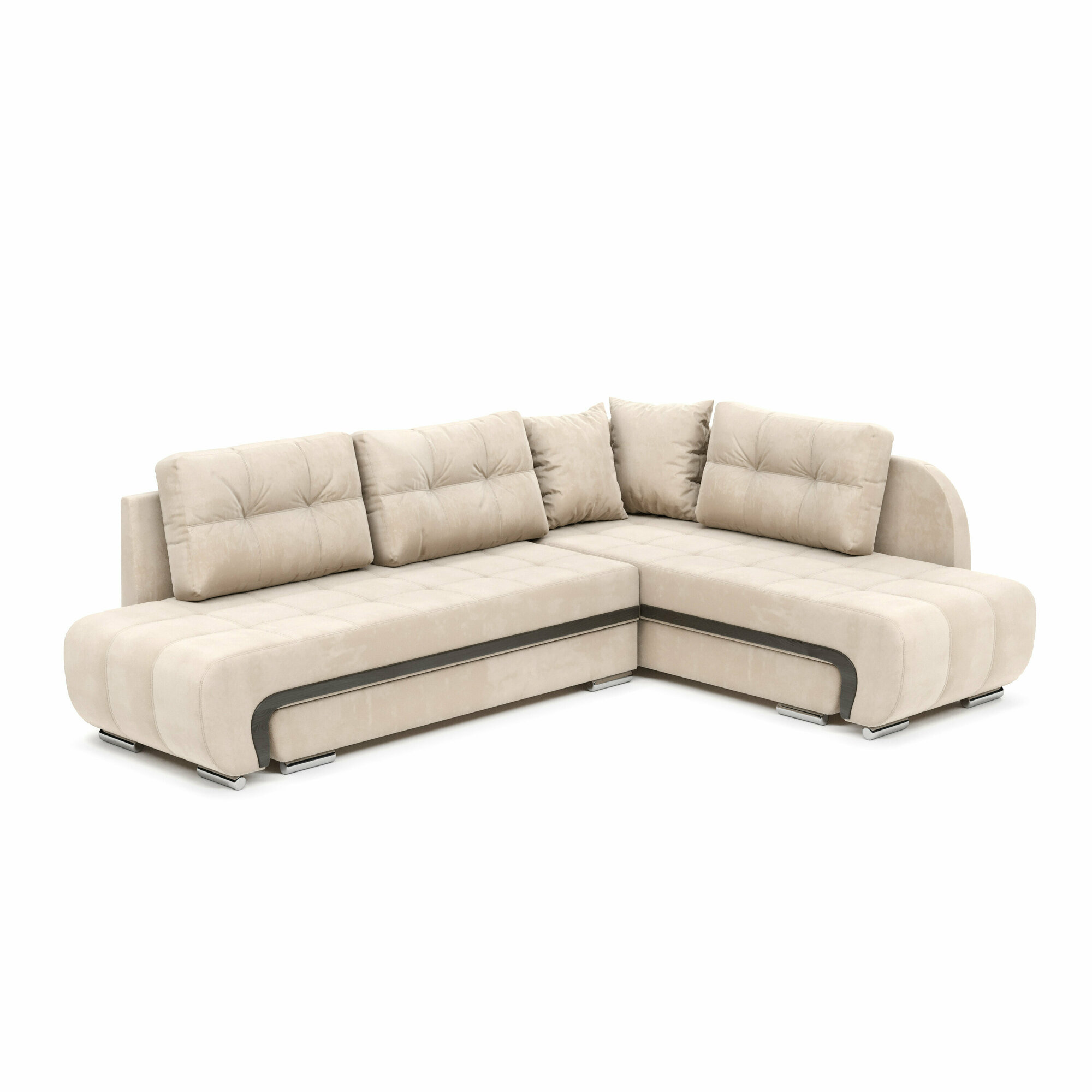 Угловой диван Тет-а-тет 2, диван кровать, поворотный механизм , прямое спальное месть , для ежедневного сна