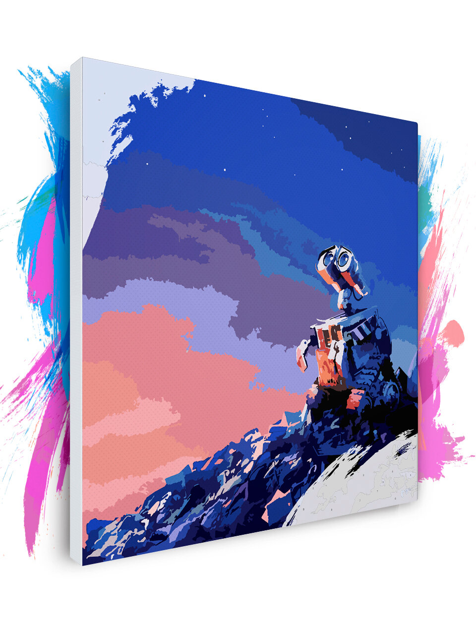 Картина по номерам на холсте Валли мечтатель, 40 х 40 см