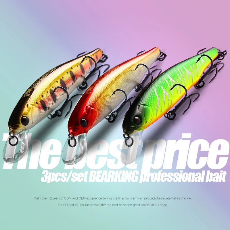 BEARKING блесна воблер 3 шт. Set.G