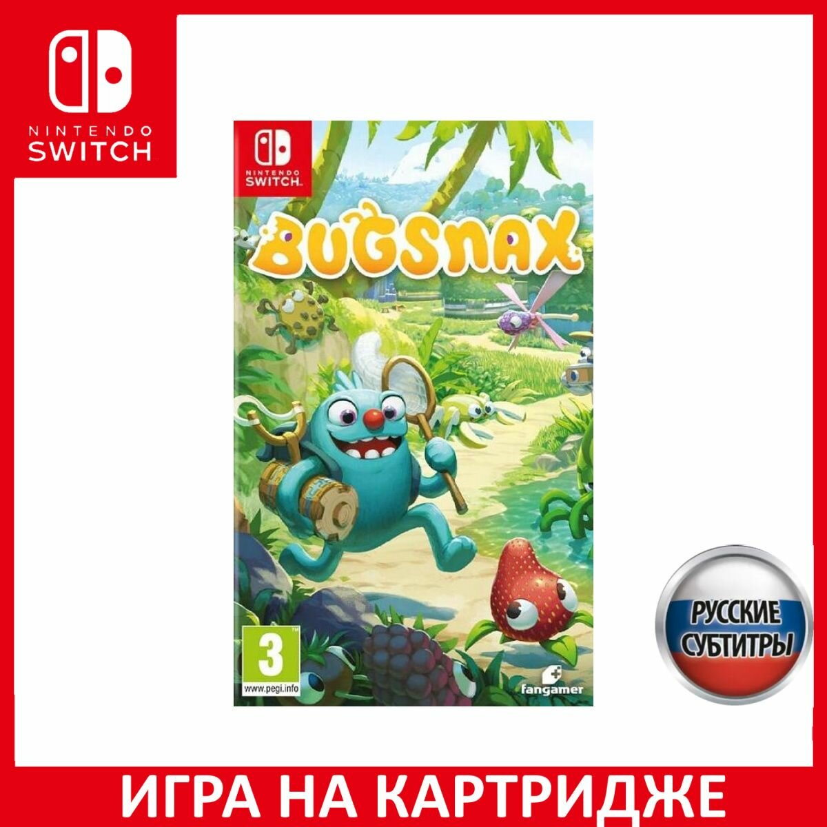 Игра Bugsnax Switch Русская Версия Картридж на Nintendo Switch
