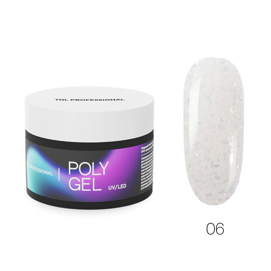 Жидкий Poly Gel TNL Professional №06, 30 мл