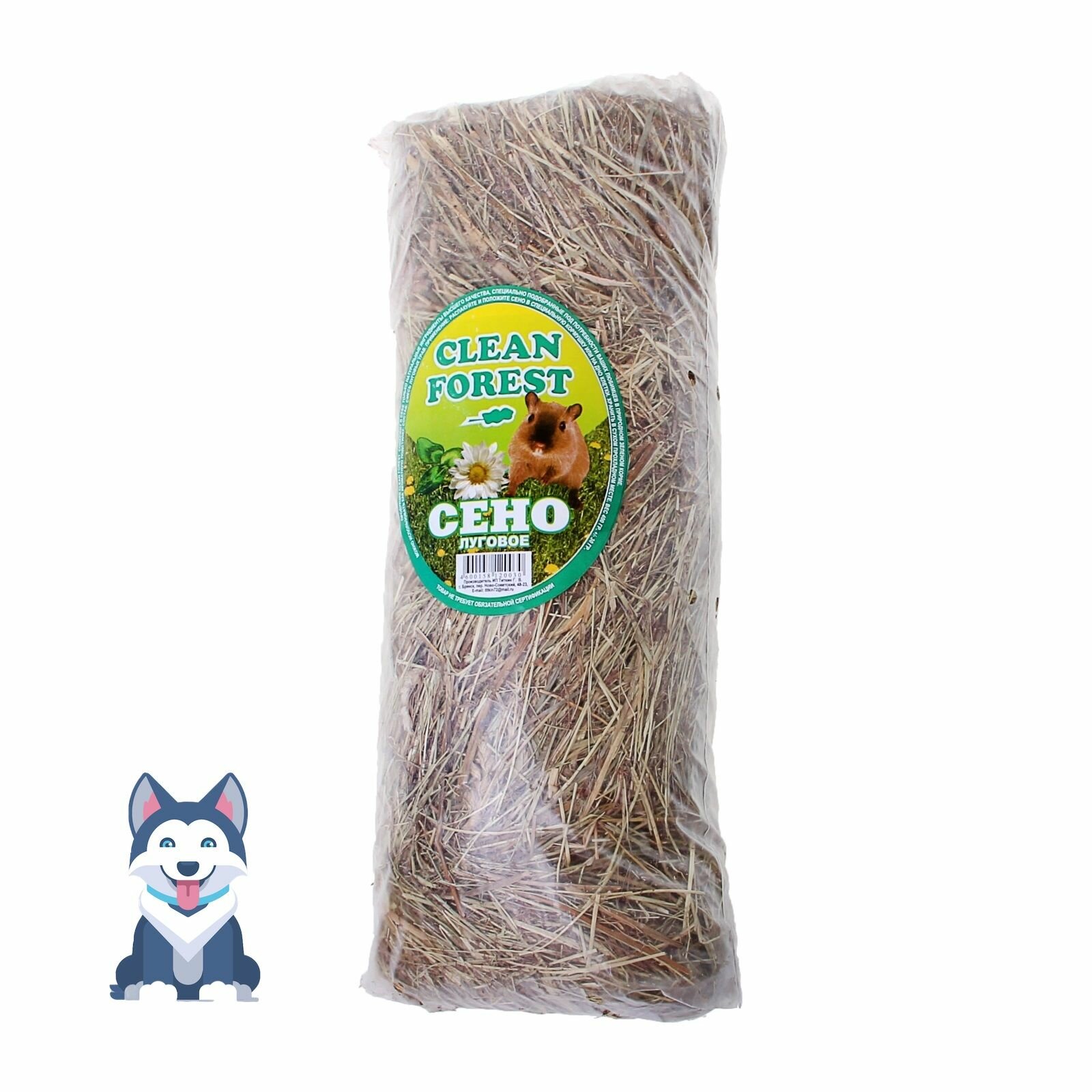 Сено луговое Clean Forest, 400 г