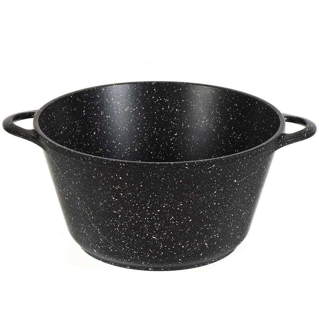 Кастрюля алюминий, антипригарное покрытие, 5 л, круглая, Горница, Гранит волна, к2731аг