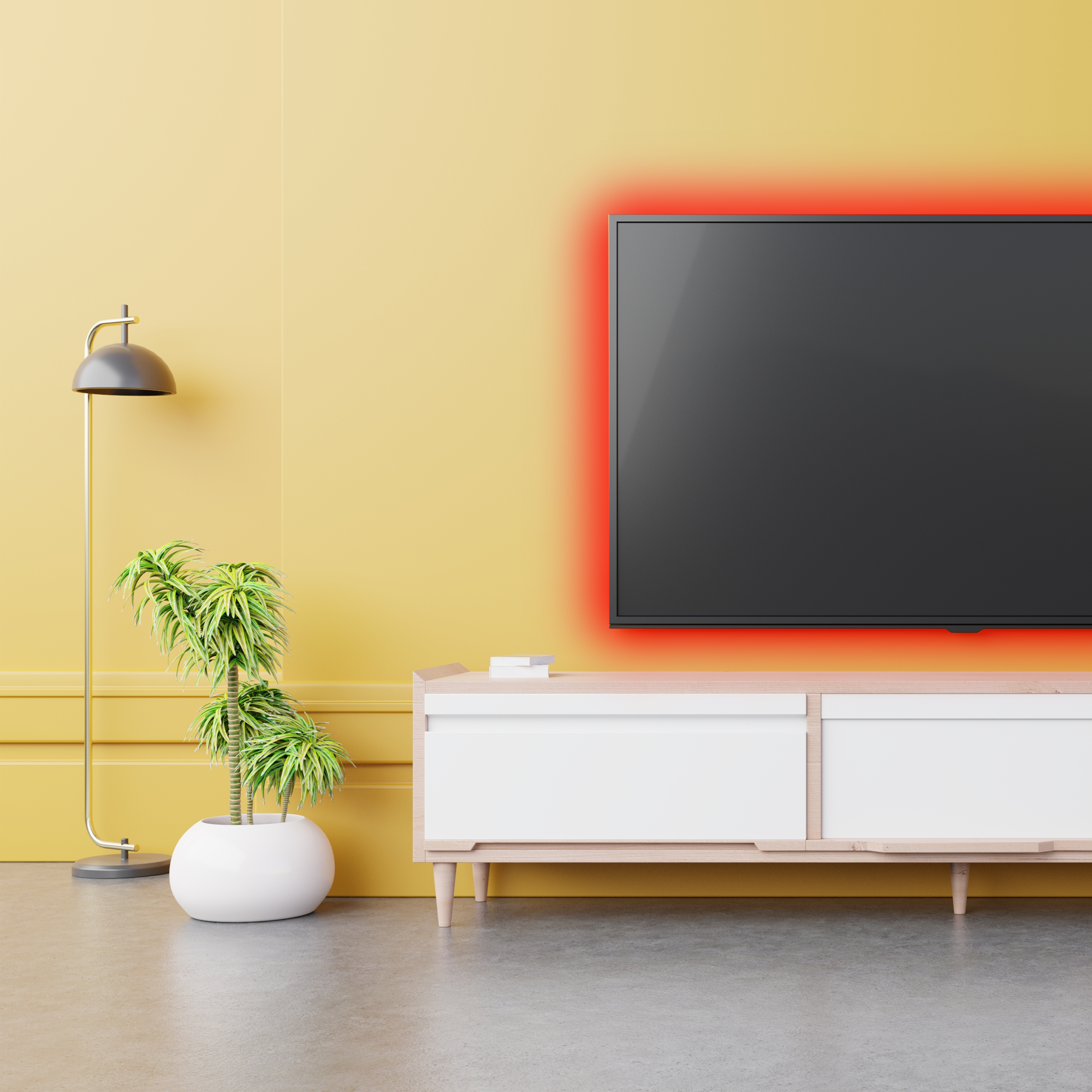 Комплект светодиодной ленты для телевизора SMD 5050 30 диод/7.2 Вт/м 7.2 В 10 мм IP20 1 м RGB свет