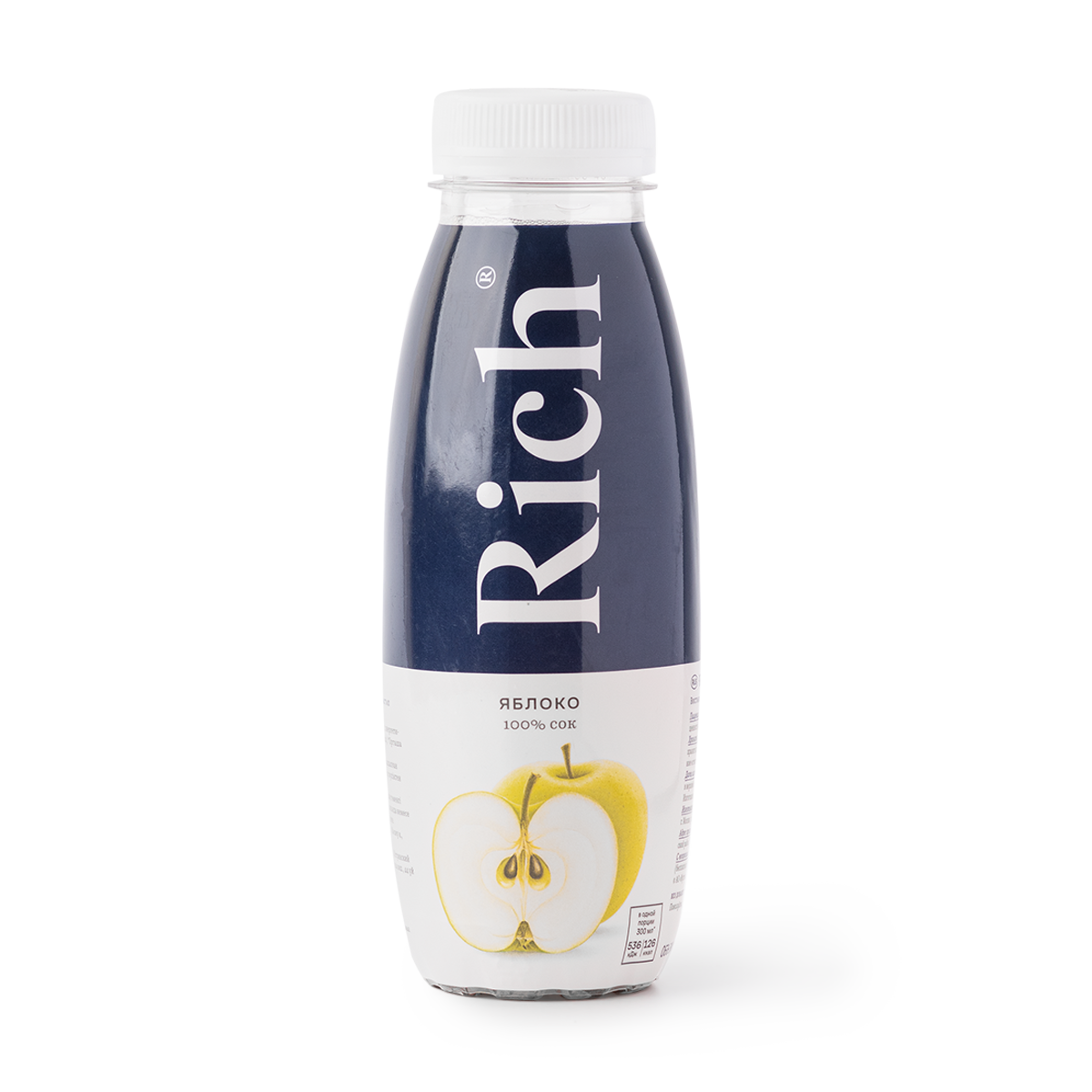 Сок Rich "Яблоко", восстановленный, осветленный, в пластиковой бутылке, 300 мл