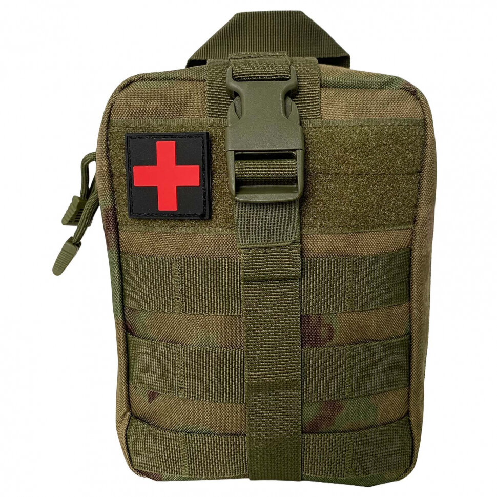 Армейская аптечка зеленый камуфляж