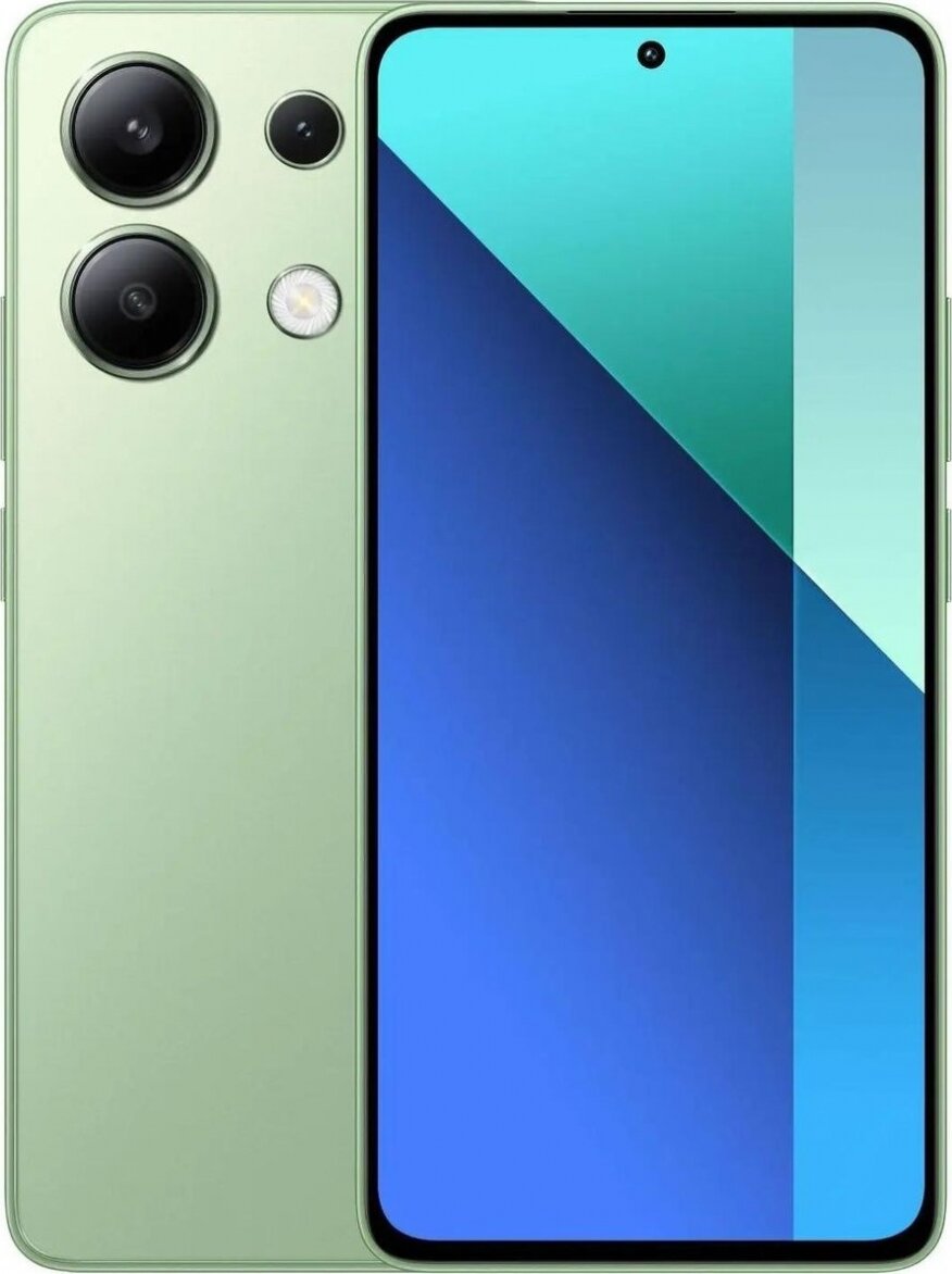 Смартфон Xiaomi Redmi Note 13, 6/128Gb Global, Dual nano SIM, Mint Green (NFC)