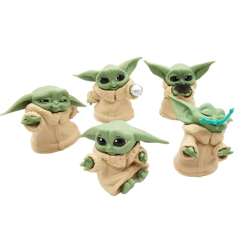 Фигурки Йода и Грогу Disney 5 шт. Opp package