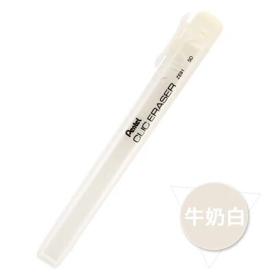 Ластик-карандаш Pentel ZE81 Белый, Milk White 1Pcs