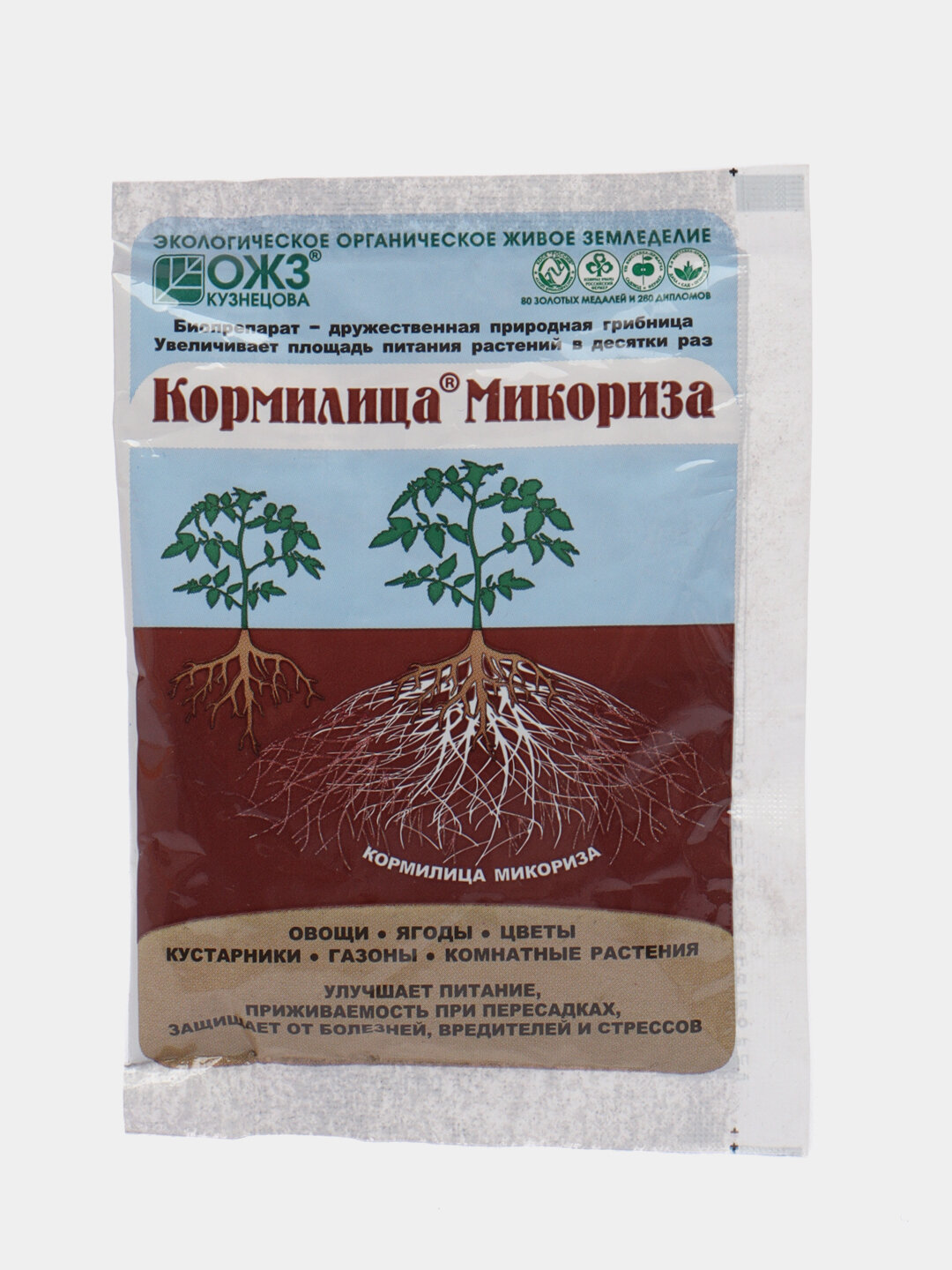 Биопрепарат HANNAH MARTIN "Кормилица Микориза Башинком", для всех растений, 30г, 2шт