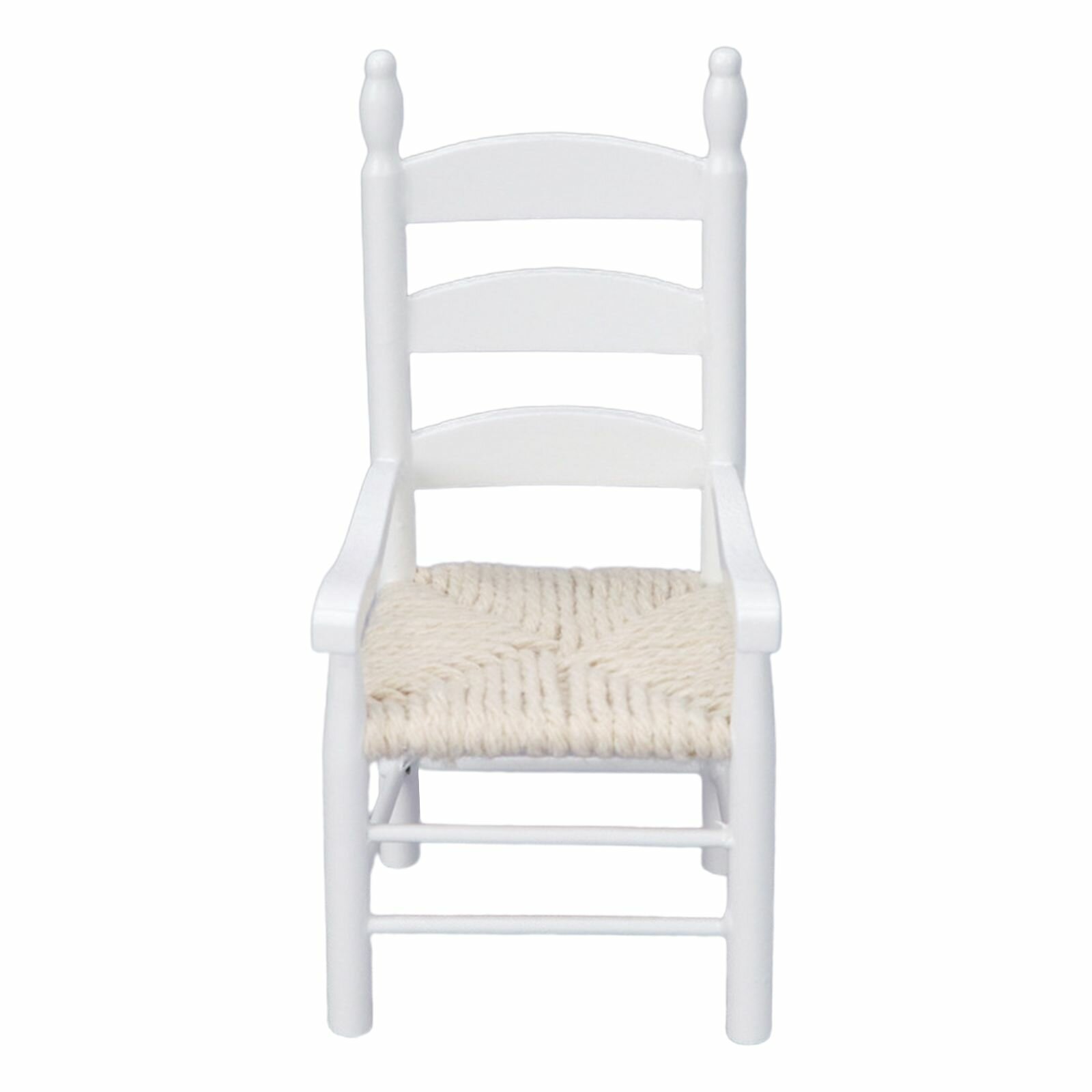 1:12 Подлокотник для кукольного домика, хлопок, шелковое кресло, белый