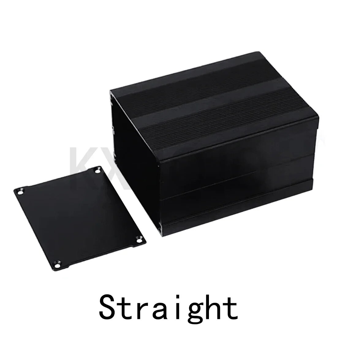 Алюминиевый корпус для электроники Black Straight 76x57x100 мм
