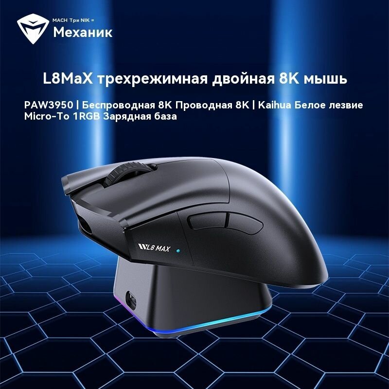 Беспроводная мышь Machenike L8max 8K
