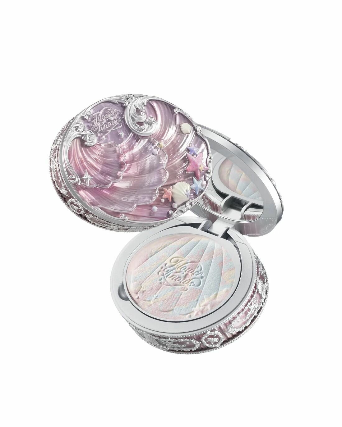 Матирующая пудра Flower Knows Shell's Jewel 02 Dreamy Pink