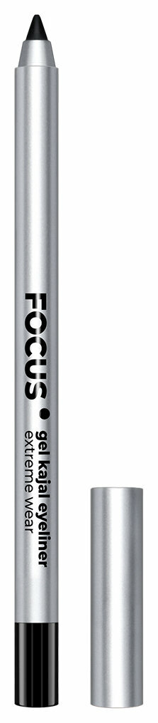 Luxvisage Карандаш-каял для глаз гелевый Focus Extreme Wear, Тон 01 Black