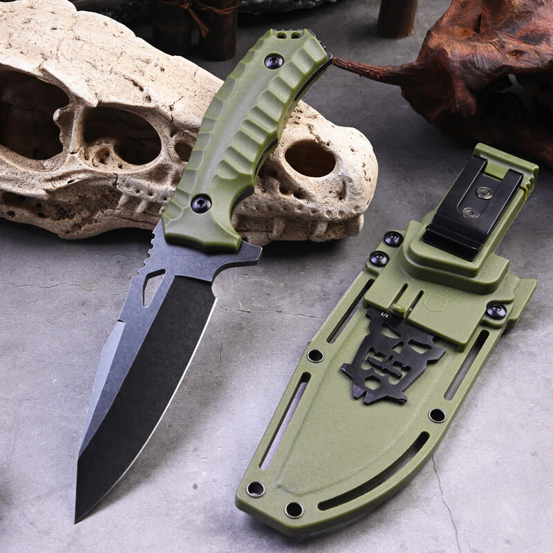 Новый многофункциональный нож для выживания на открытом воздухе, нож A2, портативный небольшой нож для походов, нож для переноски, прямая рукоятка, инструмент, огниво.