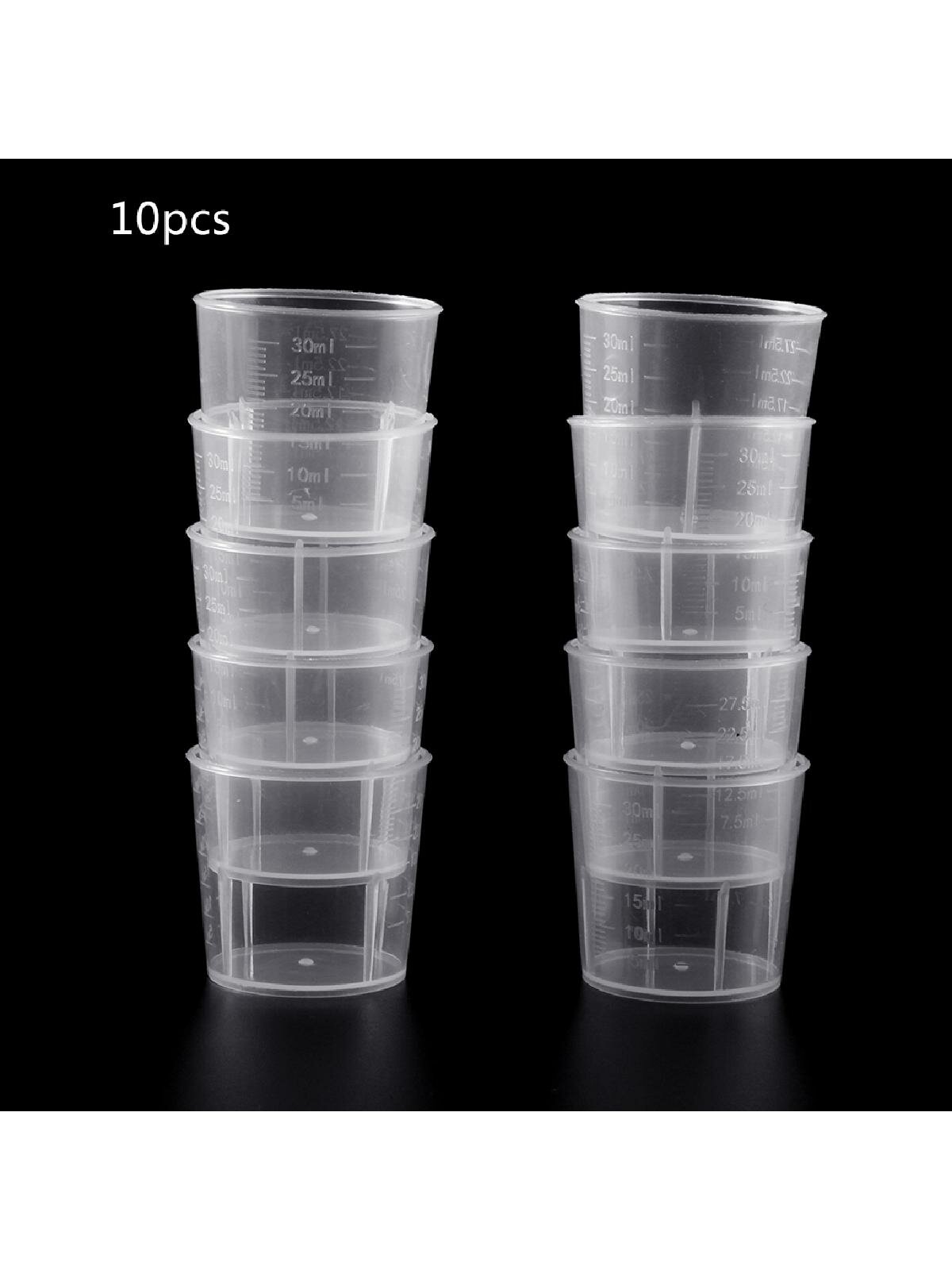 10 шт, мерный стаканчик объемом 30 мл