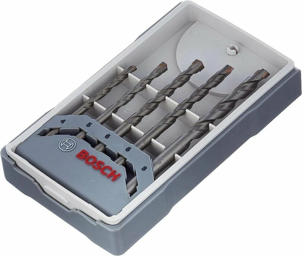 Набор сверл по бетону Bosch X-Pro CYL-3 SilverPercussion 5 шт, 2607017080