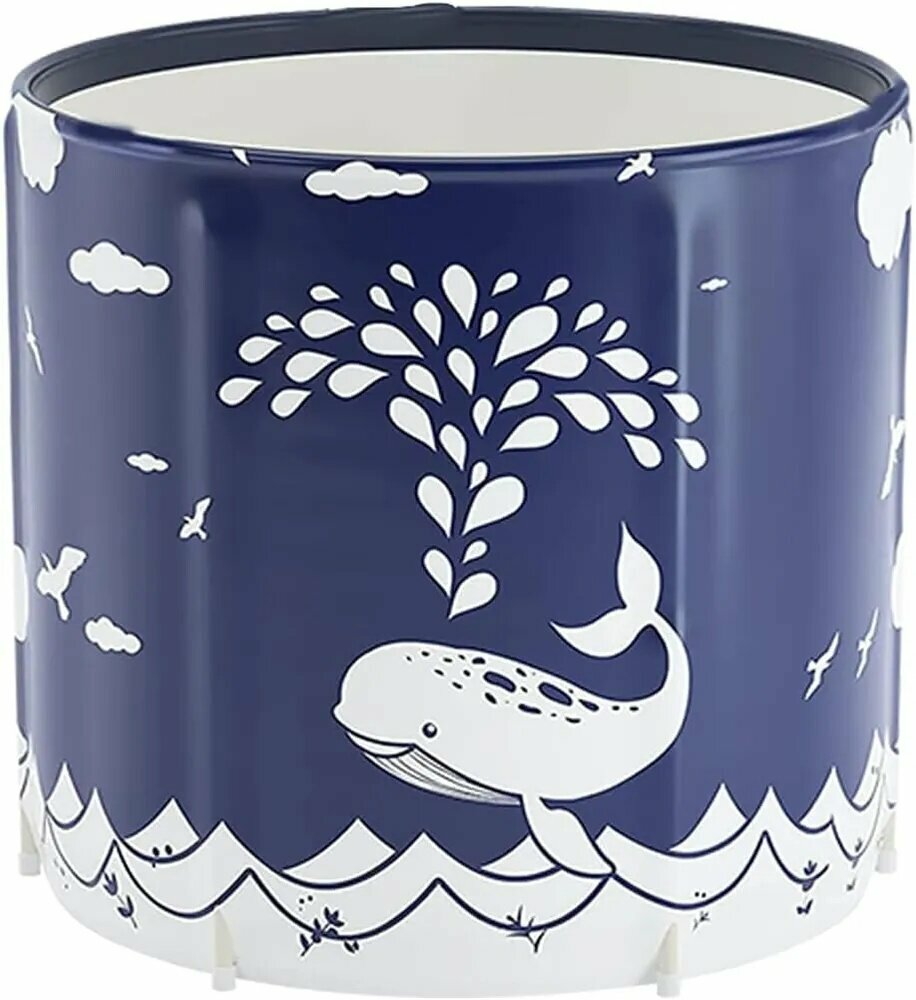 Портативная складная ванна star brilliant, складная дорожная ванна для взрослых, подходит для кемпинга, семейного отдыха и спа-салона, компактная, изготовлена из прочного ПВХ-материала (27 дюймов)